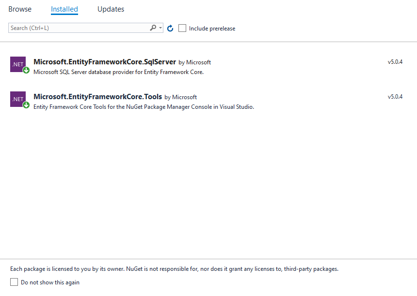 Add Migration Cannot Bind Argument To Parameter Path Because It Is Null Entity Framework