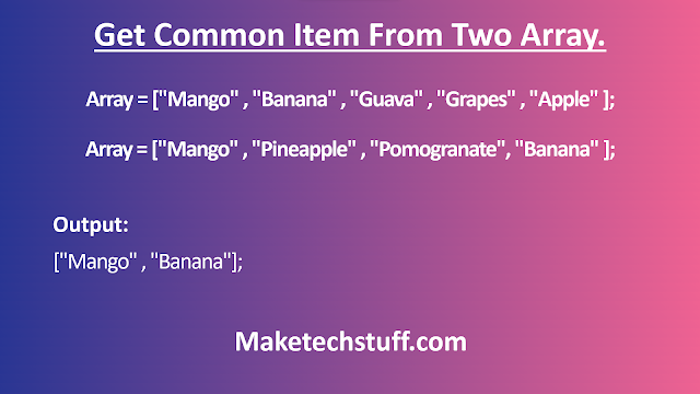Find Common Elements Between Two Arrays in JavaScript (Easy Method!) Find Common Elements Between Two Arrays in JavaScript (Easy Method!)