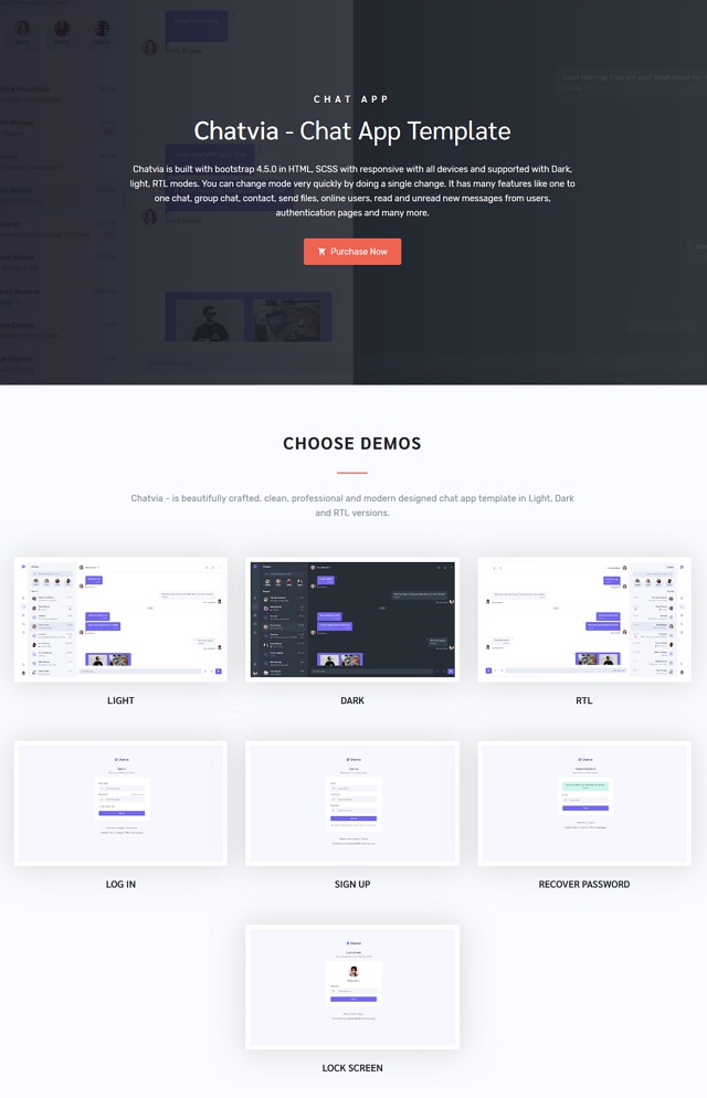 Chatvia - HTML5 Chat Template - Download New Themes Chatvia - HTML5 Chat Template - Download New Themes
