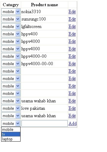 Usama Wahab Khan: DropDownList In GridView (CRUD) Operation and Hide ... Usama Wahab Khan: DropDownList In GridView (CRUD) Operation and Hide ...