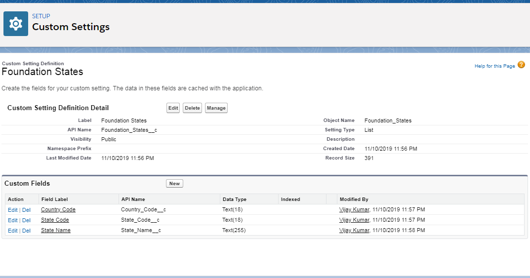Difference Between Custom Settings And Custom Metadata Types In