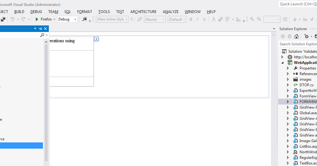 ASP.NET 4 TUTORIALS: FORM VIEW INSERT UPDATE DELETE USING SQL DATASOURCE ASP.NET 4 TUTORIALS: FORM VIEW INSERT UPDATE DELETE USING SQL DATASOURCE